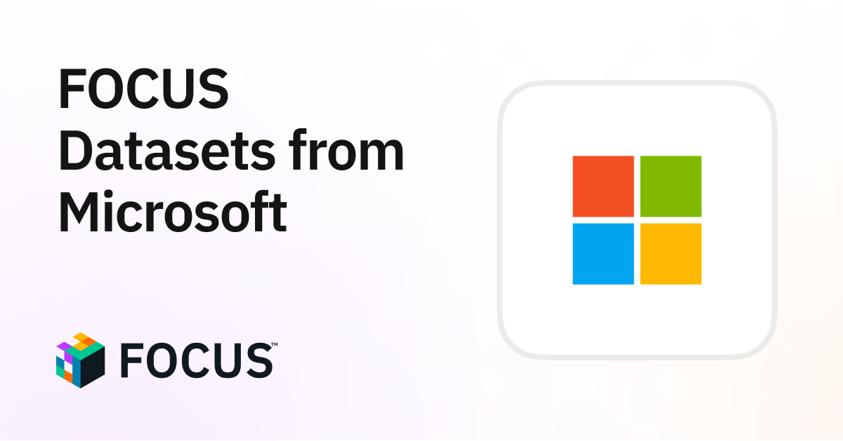 Get started with FOCUS from Microsoft Get started with FOCUS from Microsoft