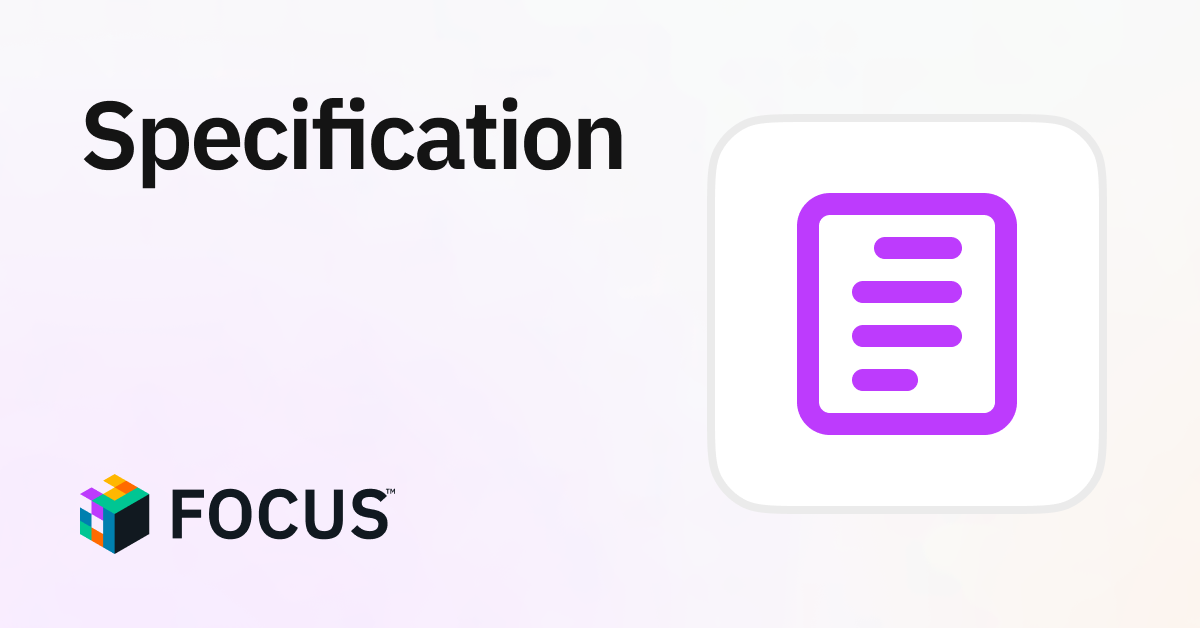 FOCUS Specification